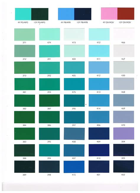 Color Charts - Woods Cross, UT - Valley Paint MFG