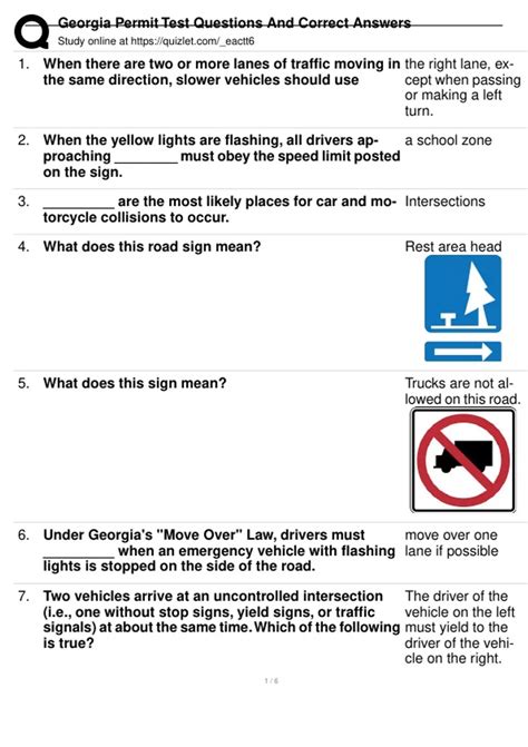 Image result for Georgia Permit Test