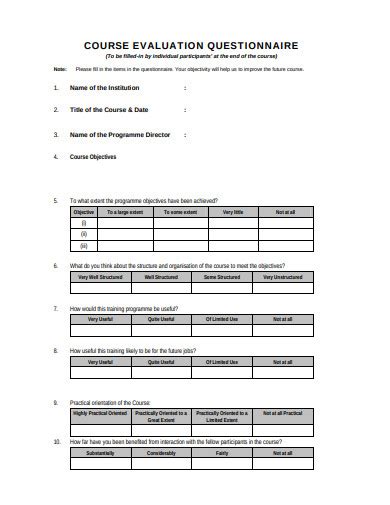 Image result for Class Evaluation Questions