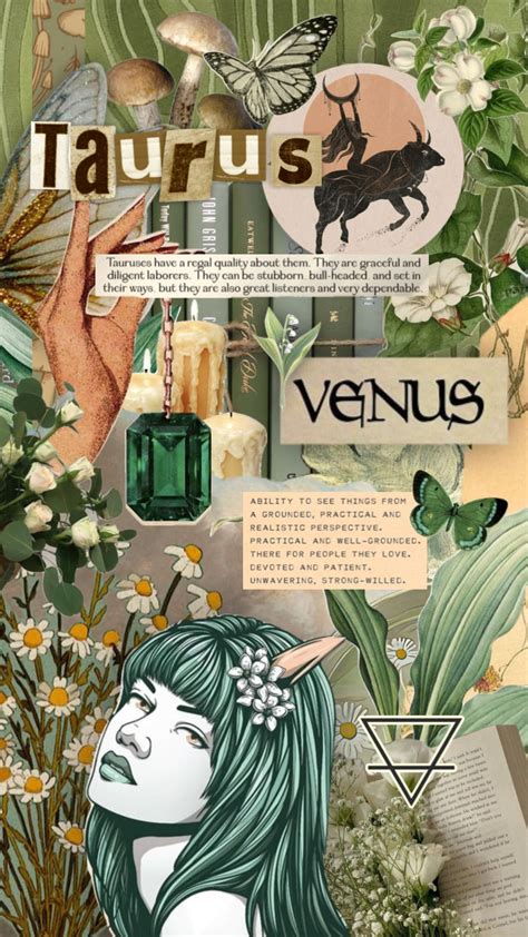 🐂🤍🌿 #aesthetic #taurus #taurusaesthetic #moodboard #green # ...