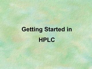 Image result for Basic HPLC Training