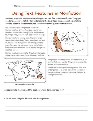 Image result for Nonlinear Text Worksheet