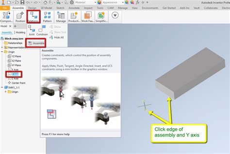 Image result for Inventor Move Part to Origin