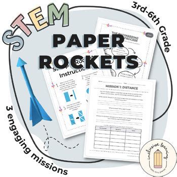 Image result for Paper Rockets Stem Activity