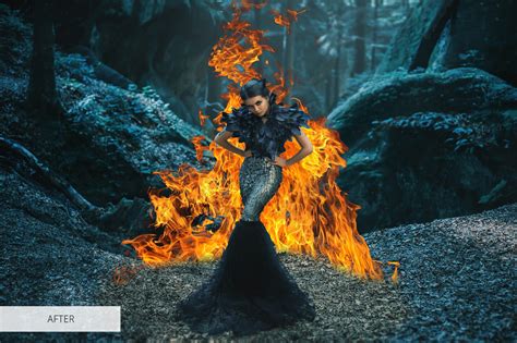 3 Free Photoshop Actions Fire