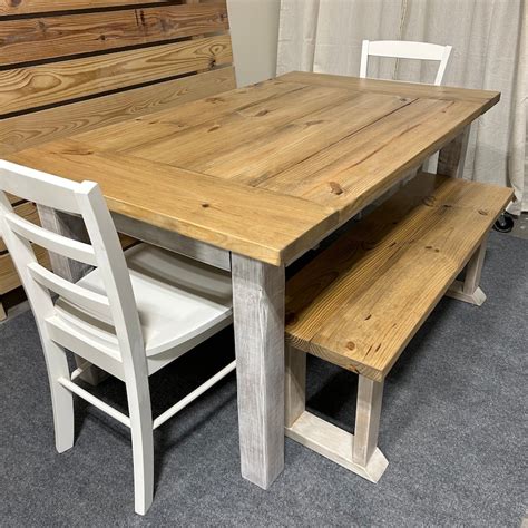 Image result for Dining Table with Bench