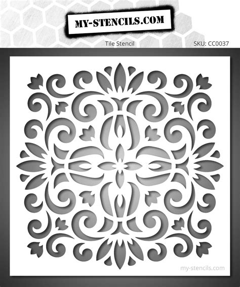 Image result for Tile Stencil Patterns