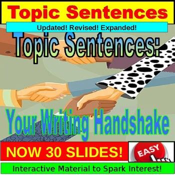 Image result for Topic Sentence for Slides