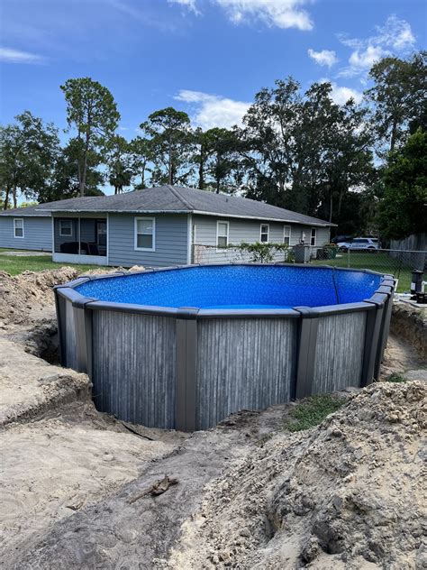 Image result for Installing Oval Pool