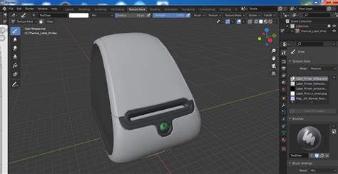 Image result for Brother Label Printer 3D Objects