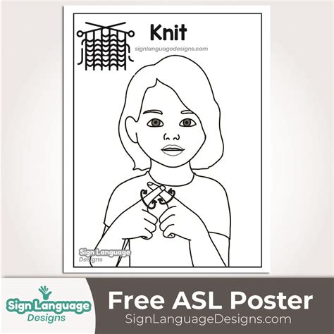 Image result for Sign Language Coloring Pages