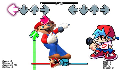 Image result for Smg4 Mario FNF Menu Mod