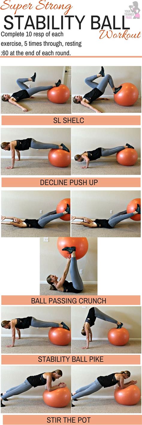 Image result for Mini Stability Ball Exercises