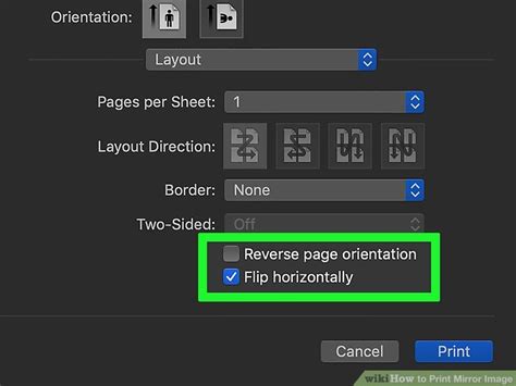 Image result for Mirror Image Printing On This Computer