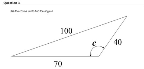 Image result for How to Find Angle Using Cosine