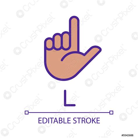 Image result for Sign Language Letter L