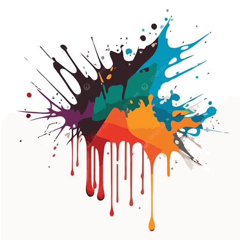 Image result for Colorful Splatter Vector