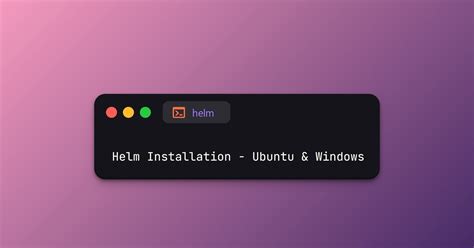 Image result for Helm Install Using Windows Command Line
