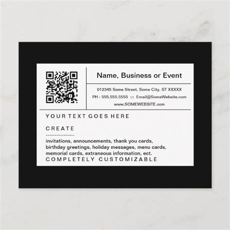 Image result for QR Code Postcard