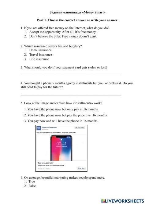 Image result for What Is Money Smart Program Worksheets