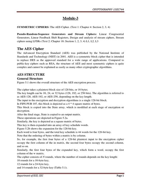 Image result for Module 5 AES