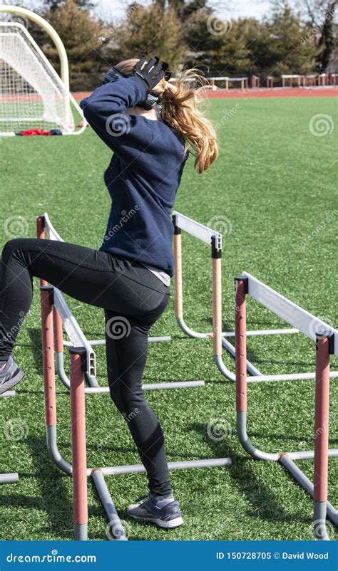 Image result for Step Over Hurdle Exercise