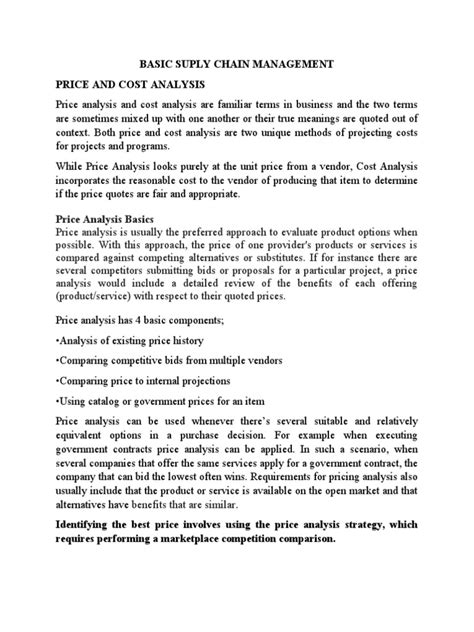 Image result for Basic Price Analysis