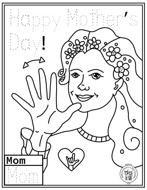 Image result for Sign Language Coloring Pages