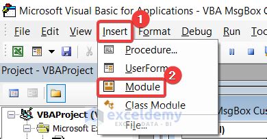 Image result for How to Add Custom Buttons in Message Box in VBA