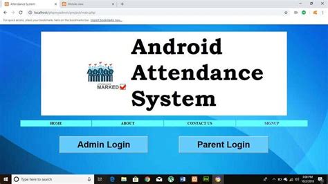Image result for Android Attendance System Design