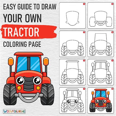 Image result for Tractor Color Pages