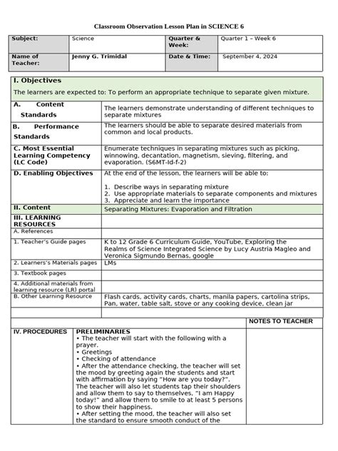 Image result for Lesson Observation Action Plan