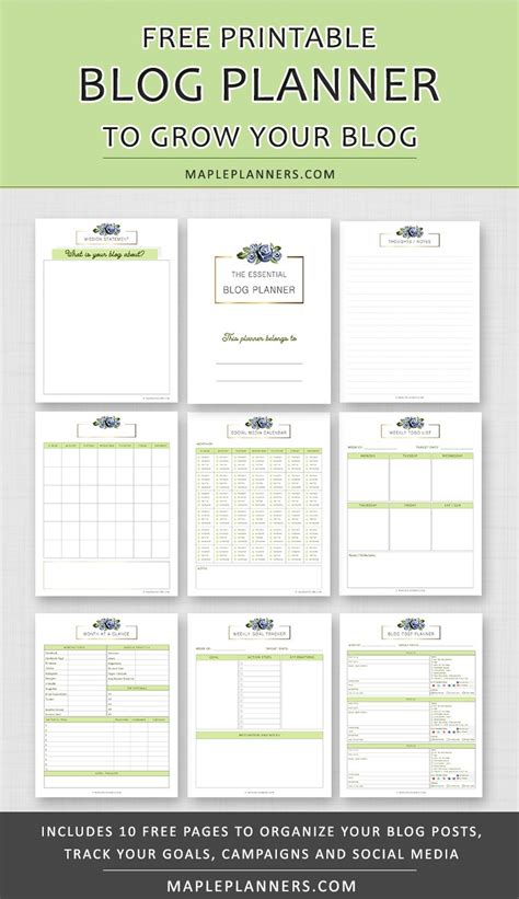 Image result for Free Download Printable Blog Post Planner