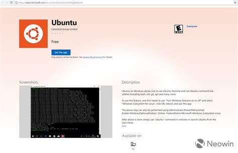 Image result for Microsoft Store Linux Ubuntu