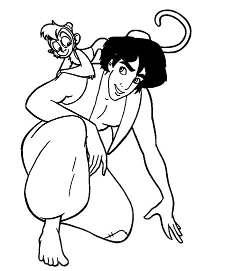 Image result for Aladdin Coloring Pages