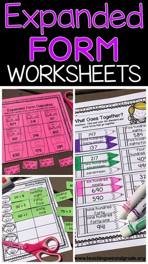 Image result for Expanded Form 2nd Grade Math Worksheets