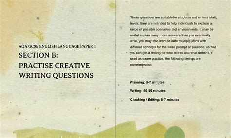 Image result for English Language Paper 1 Edexcel Creative Writing Picture Examples