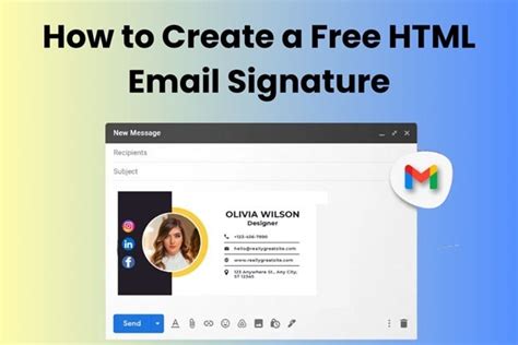 Image result for How to Create HTML Signature