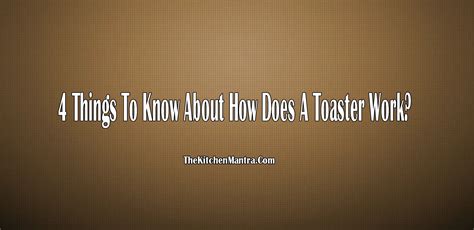 Image result for How a Toaster Works