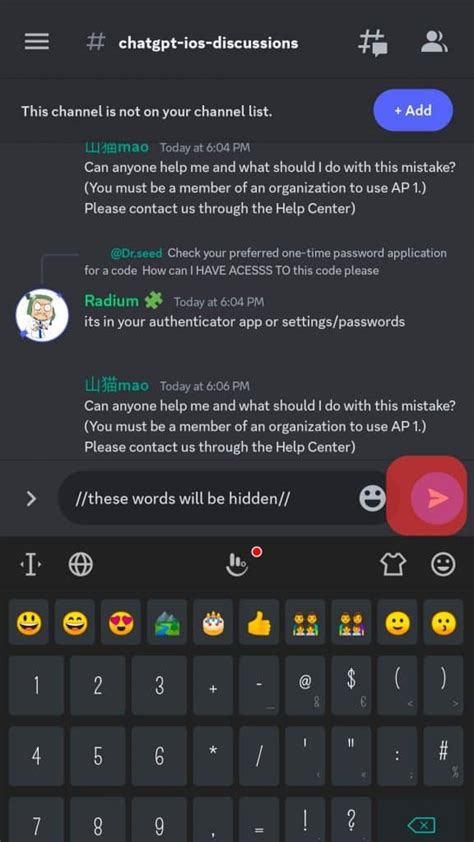 Image result for Hide Text Commands Discord