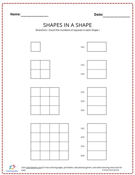 Image result for Shapes Worksheet