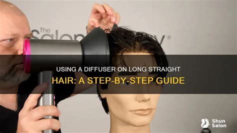 Image result for Using a Diffuser On Straight Hair