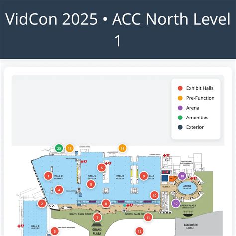 Image result for VidCon Map