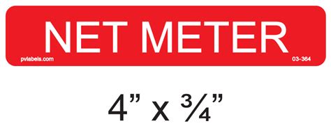 Image result for Net Meter Label