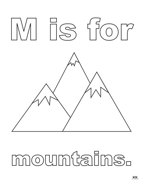 Image result for M Coloring Pages