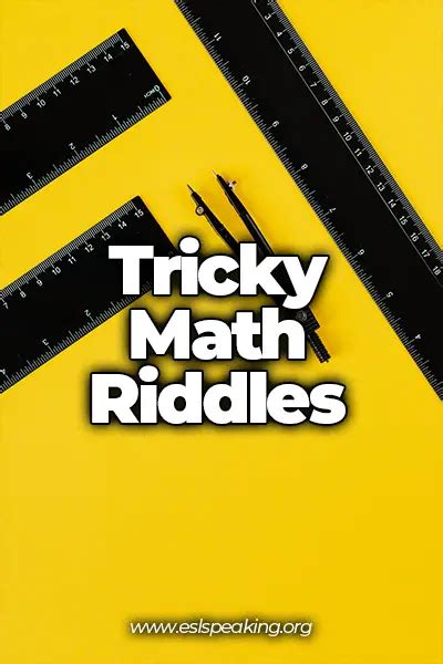 Image result for Tricky Math Riddles