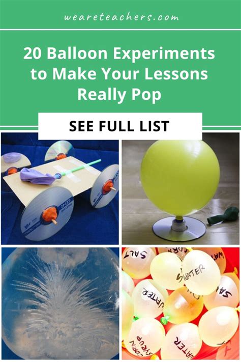 Image result for Simple Balloon Experiments
