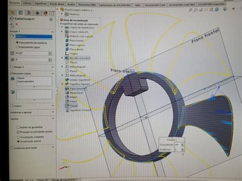 Image result for Circular Pattern SolidWorks