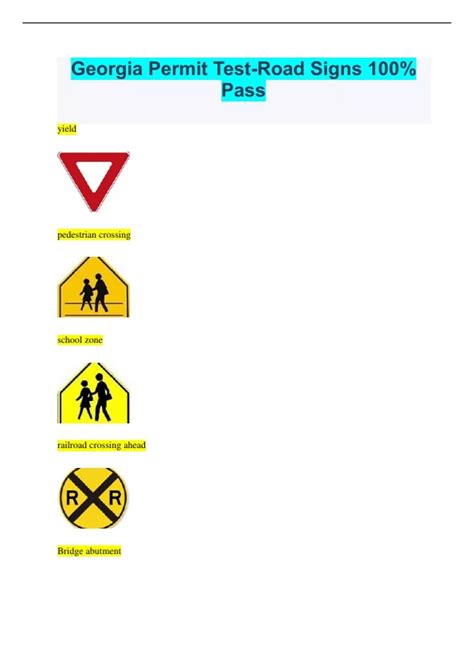 Image result for Georgia Permit Test