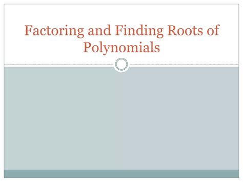 Image result for Factorization of Polynomials